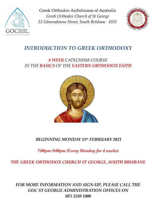 ORTHODOX CATECHISM CLASSESGOC St George